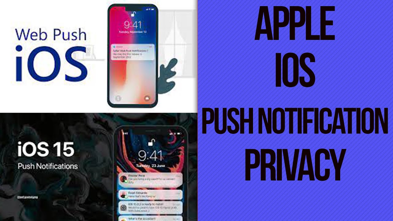 Apple IOS Push Notification Tracking You on the Web. IOS Data Privacy ...