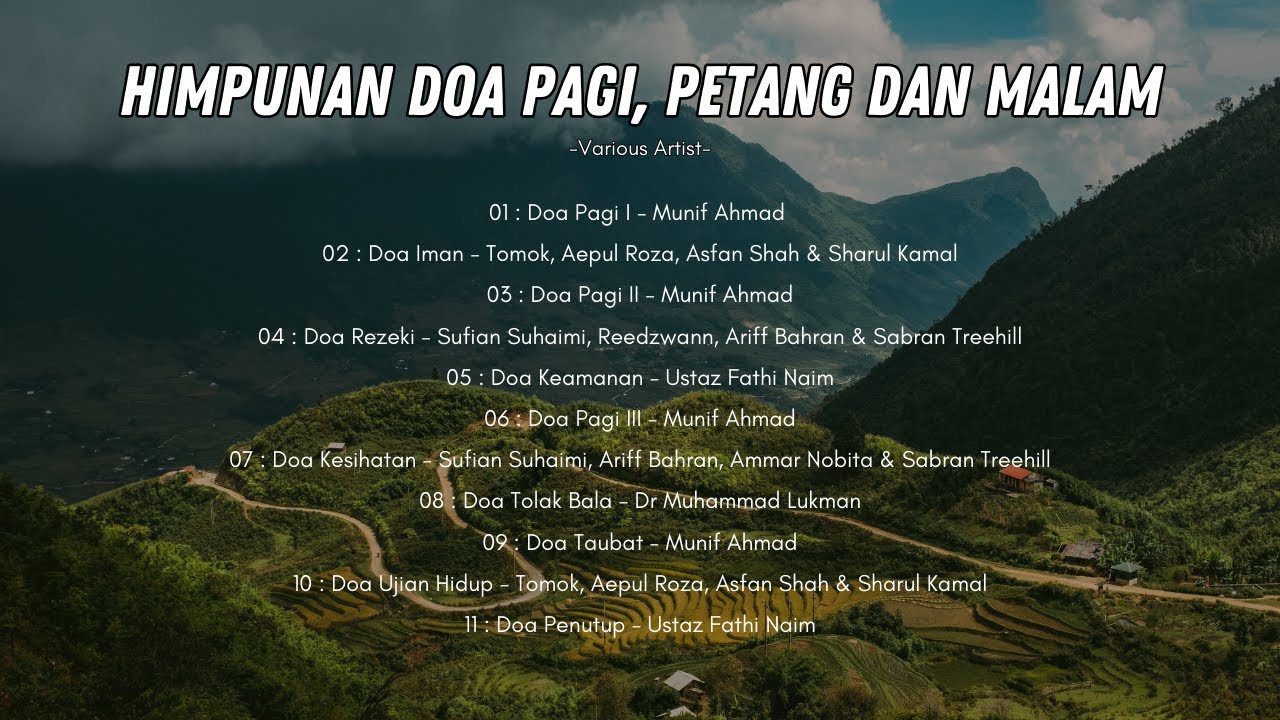 Himpunan Doa Harian Terbaik 2023 | Doa Pagi, Petang & Malam | Best ...