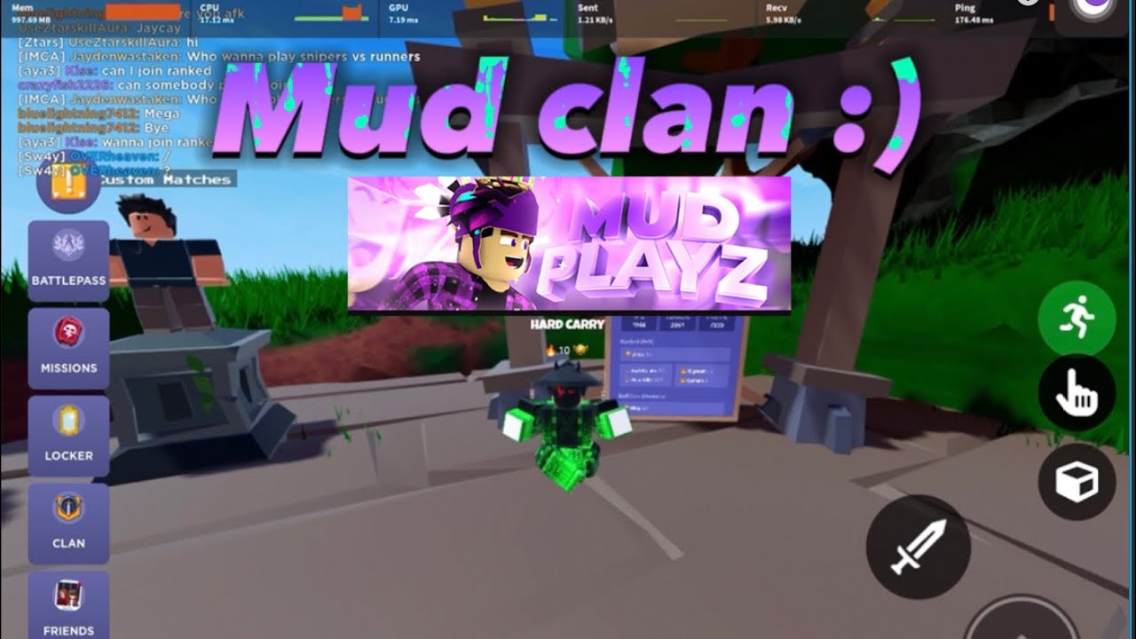 I Joined @MudPlayz Clan! (Roblox Bedwars) - YouTube