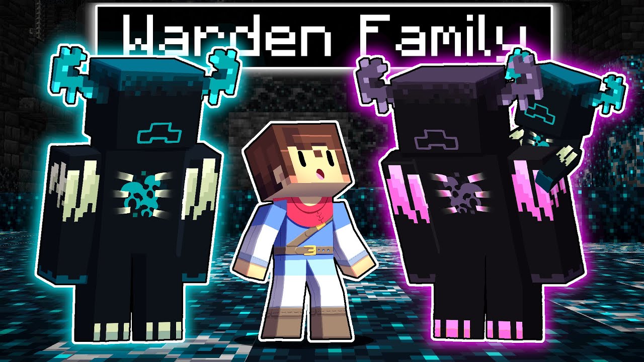 Joining WARDEN Family In Minecraft! - YouTube