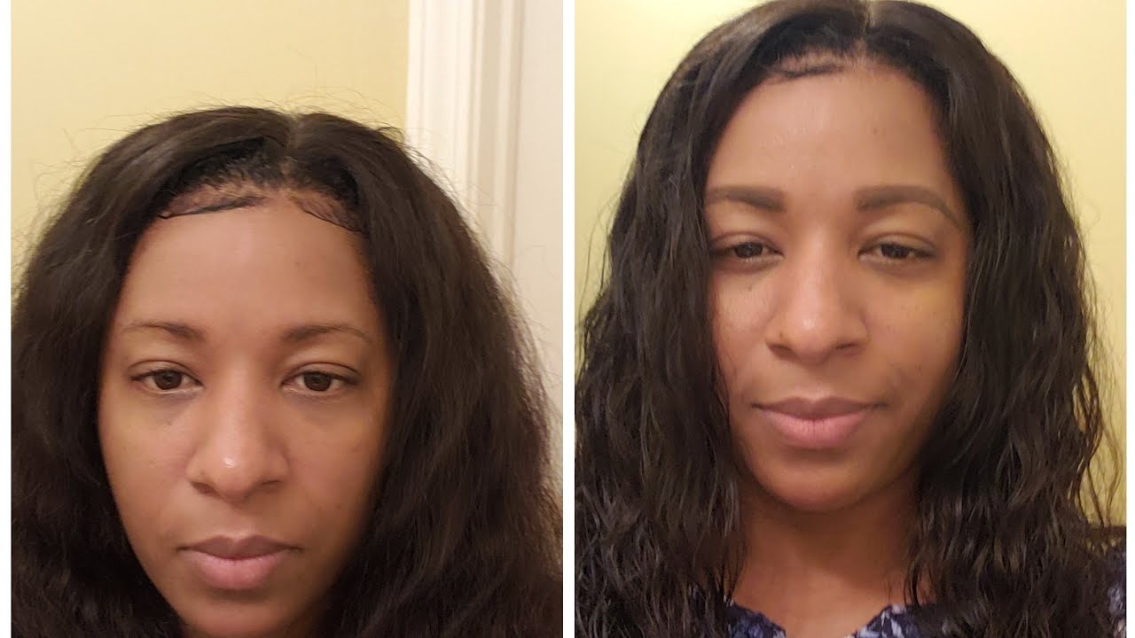 How I define my curly wig - YouTube