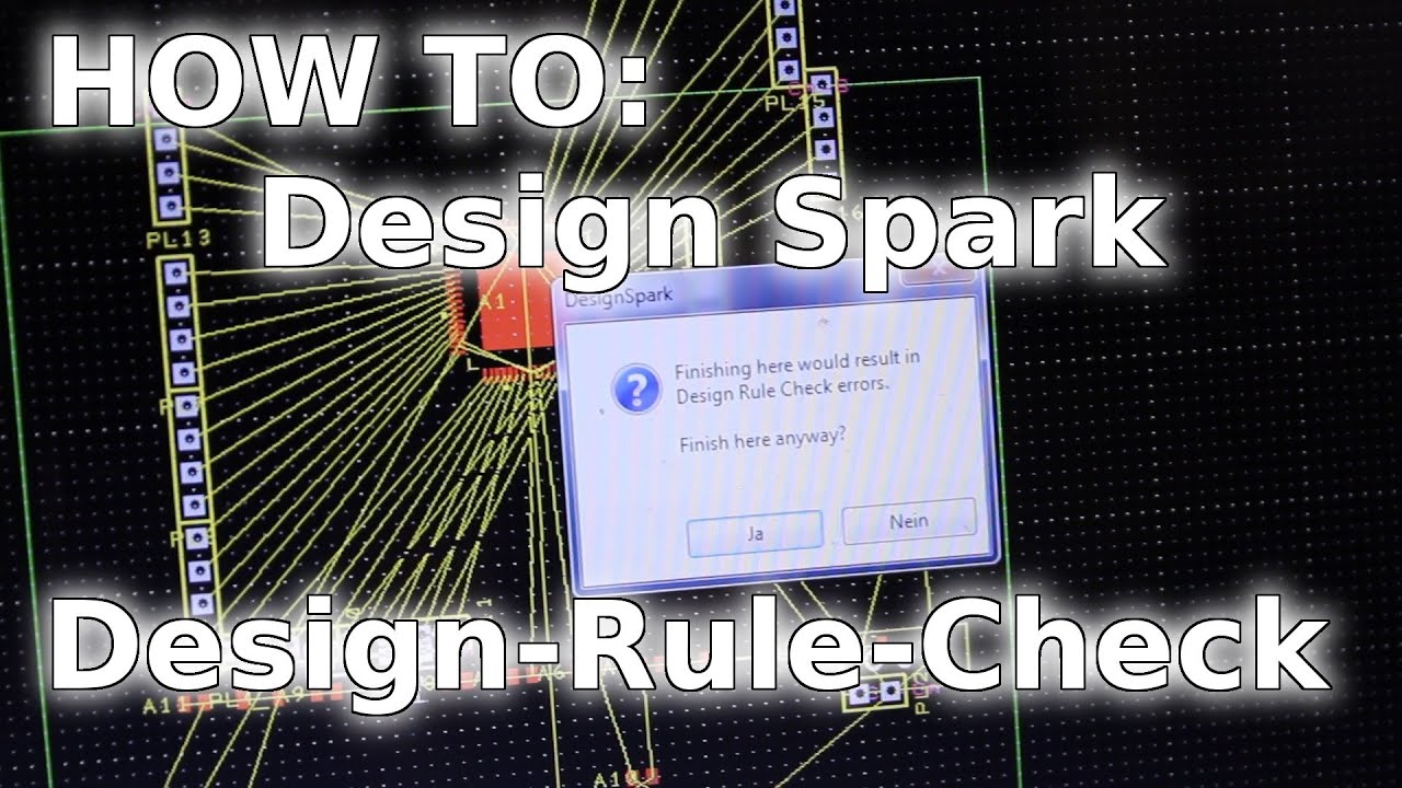 Tutorial 1: Design Spark Design Rule Check - YouTube