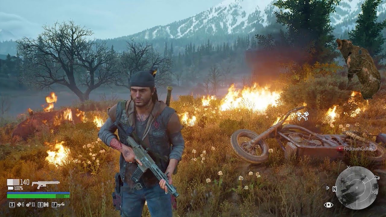 Rager vs 3 Reachers - Days Gone Mod - YouTube