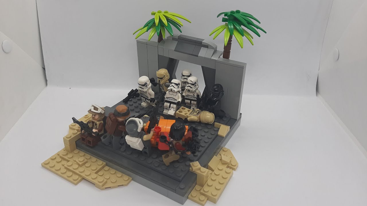 Battle on Scarif Mini MOC | Lego Star Wars - YouTube