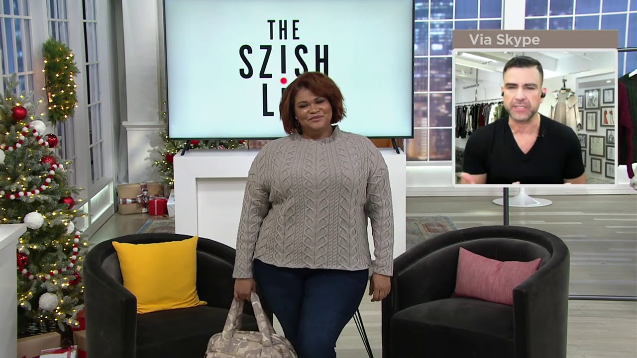 Rubin Singer Studio Cable Knit Sweater on QVC - YouTube