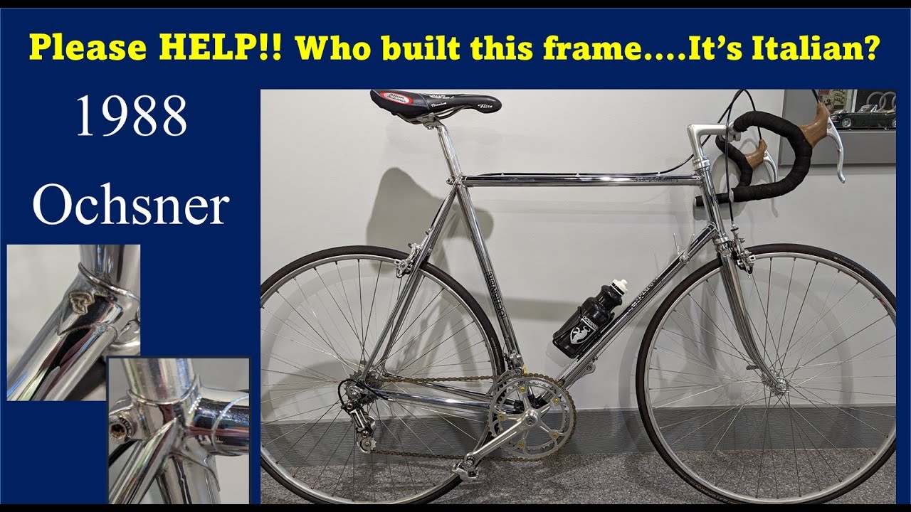 New bike in the collection 1988 Ochsner Who built this - YouTube