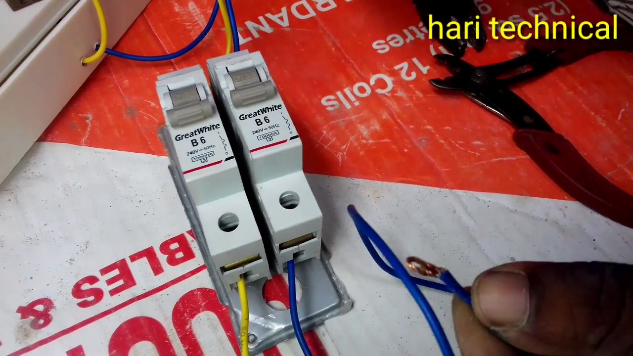 How to MCB connection - YouTube