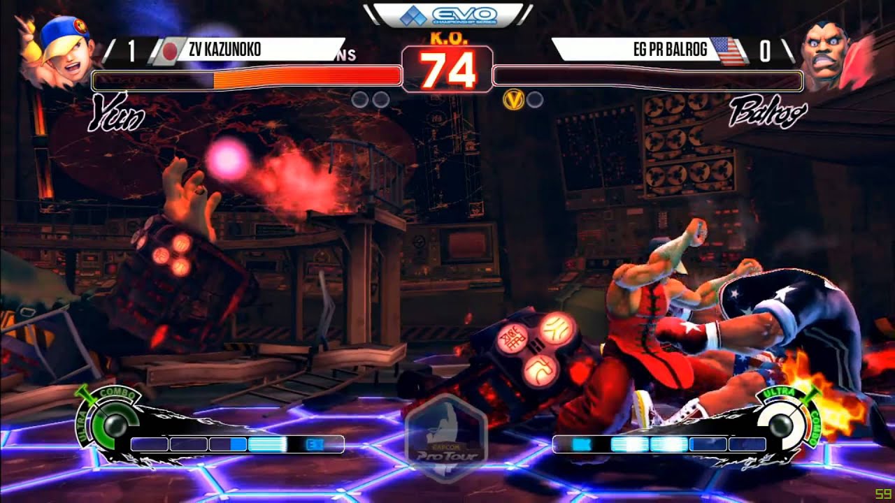 EVO 2015 USF4 - EG PR Balrog vs ZV Kazunoko (1080p) - YouTube
