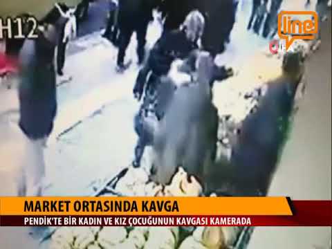 Markette Reyonları Dolaşırken Çarpışan Kadınlar Kavga Etmeye Başladı