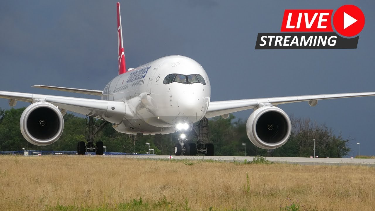 🔴Live Frankfurt Airport Plane Spotting | Planespotting Runway 18 west ...