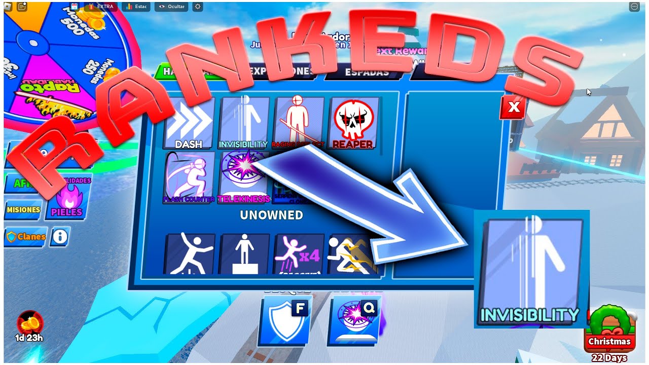 RANKEDS BLADE BALL INVISIBILITY GAMEPLAY ESPAÑOL - YouTube