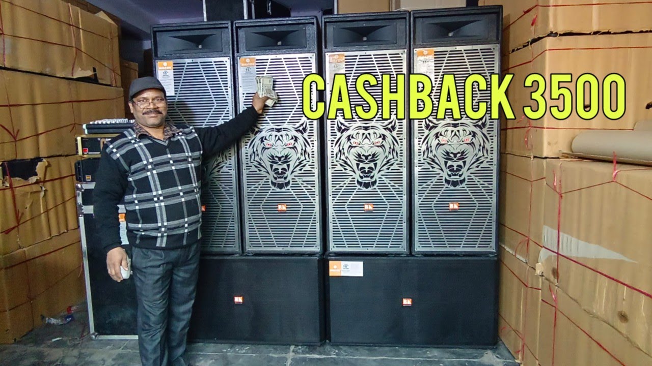 BHARAT ELECTRONICS SHER DJ 2023 DJ CASHBACK 3500 4 TOP 2 BASS CA12 CA20 ...