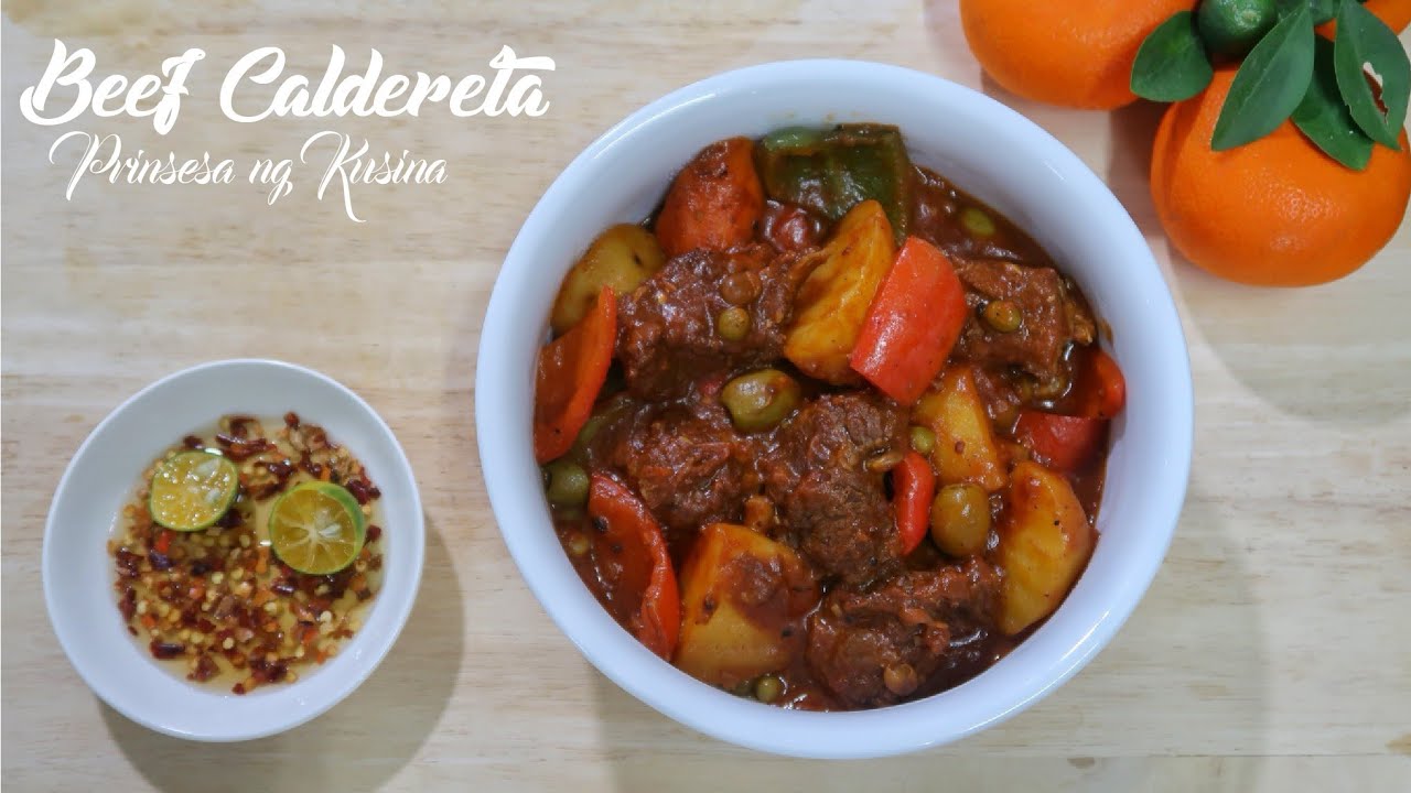 Beef Caldereta Batangas Style - YouTube