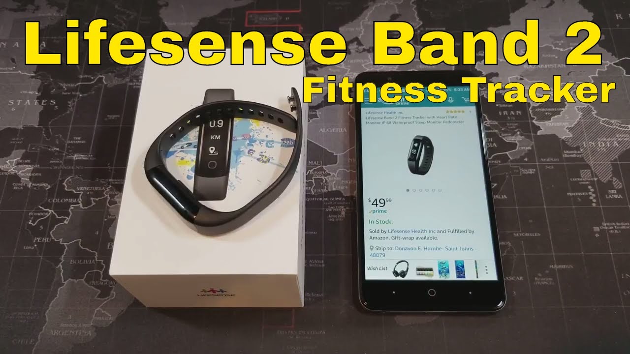 LifeSense Band 2 - A good FitBit alternative for $50? - YouTube