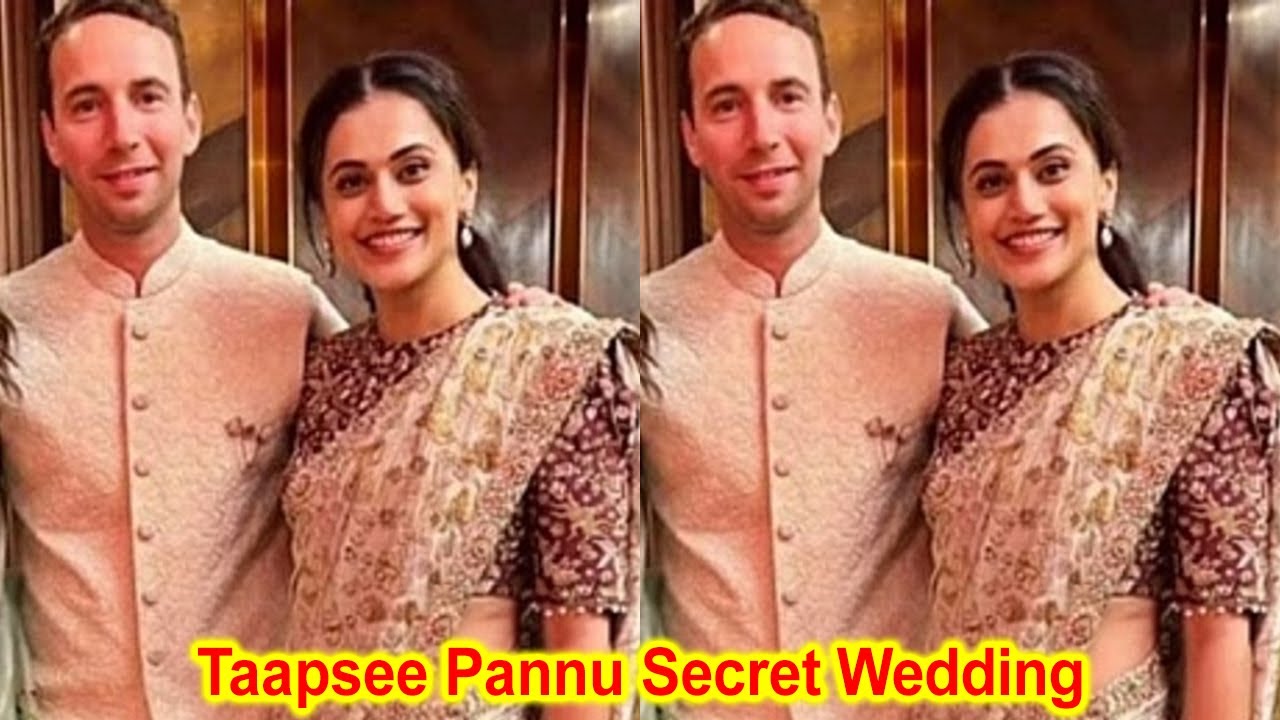 Taapsee Pannu Secret Wedding with Mathias Boe | Taapsee Pannu Wedding ...