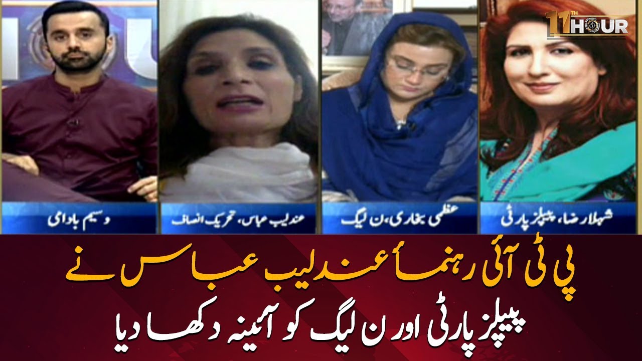 PTI leader, Andleeb Abbas shows the mirror to PPP, PML-N - YouTube