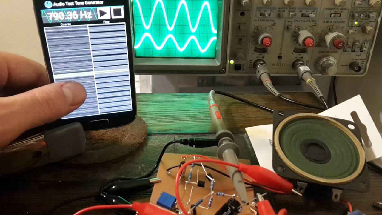 Two Stage Audio Amplifier - YouTube