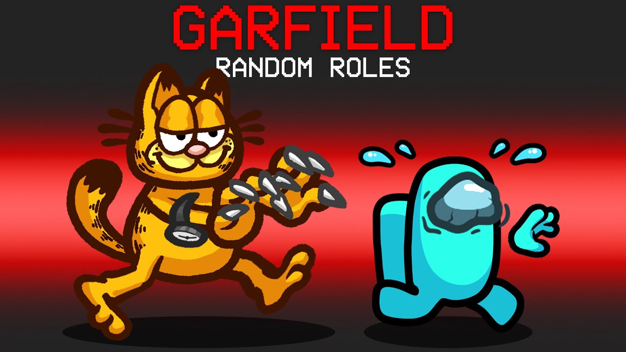 Garfield Mod in Among Us (Random Roles) - YouTube