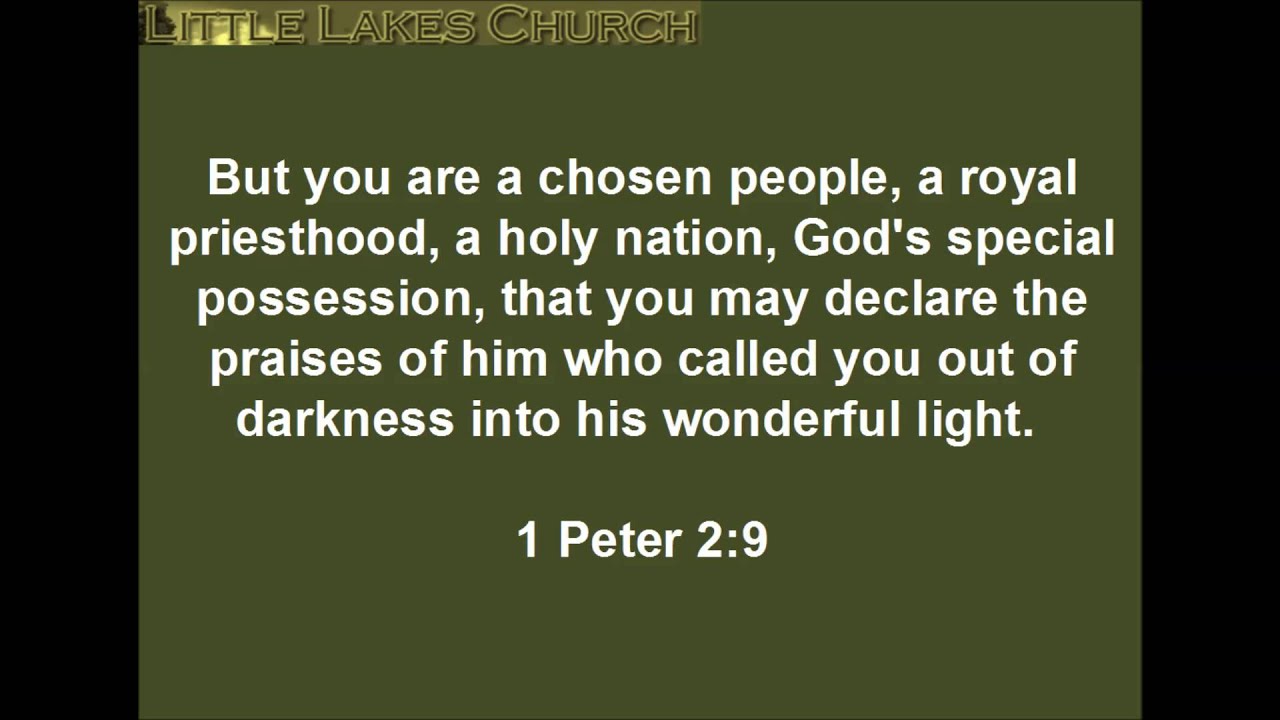 1 Peter 2 9 Declare The Praises Of Him Who Called You LLWC Sermon 1-peter-2-9-declare-the-praises-of-him-who-called-you-llwc-sermon