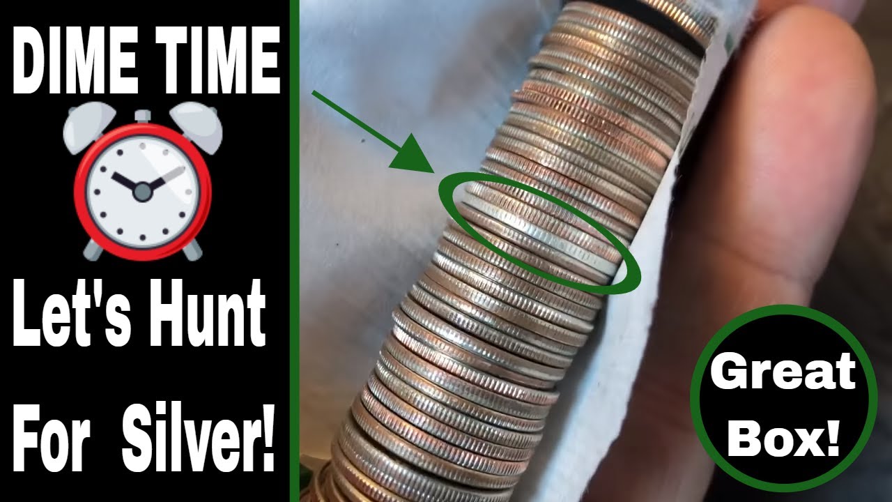 Dime Time - Silver Found! Roll Hunting Dimes! - YouTube
