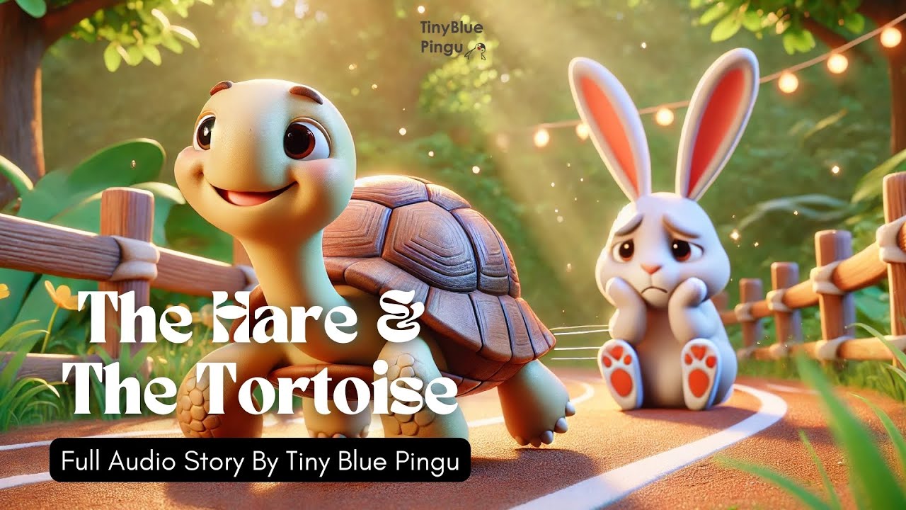 The Tortoise and The Hare/Rabbit 🐇🏁in English |Screen-Free Audio Story ...