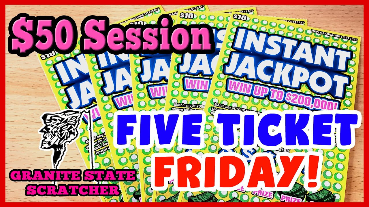 $50 Session of INSTANT JACKPOT Lottery Scratch Tickets from New ...