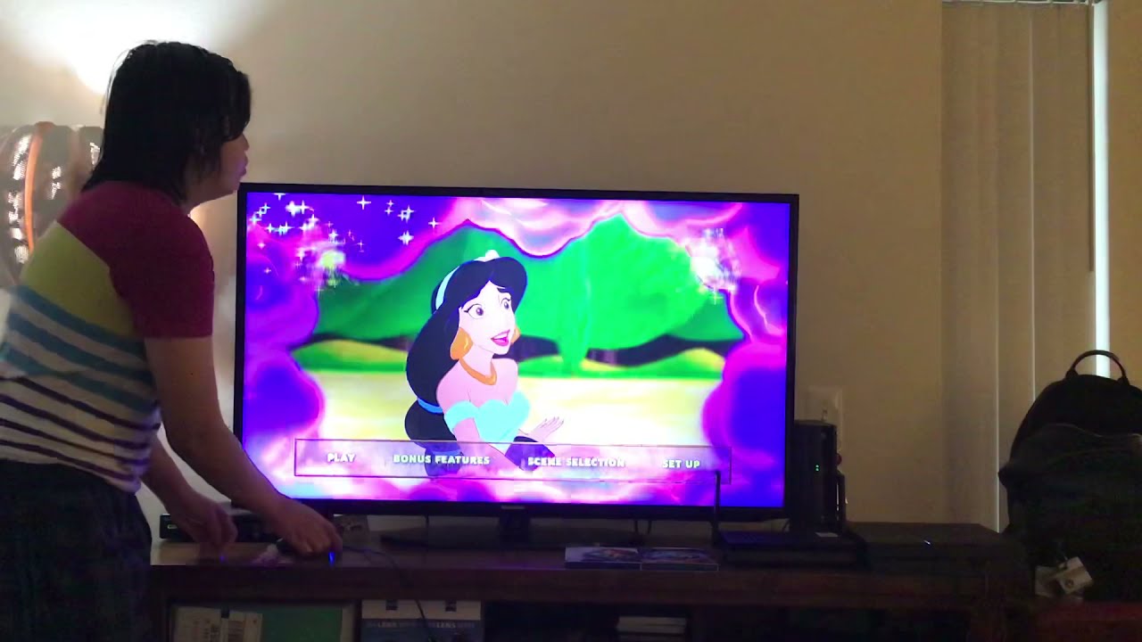 Walt Disney Aladdin SIGNATURE COLLECTION Blu-Ray Movie Menu Walkthrough ...