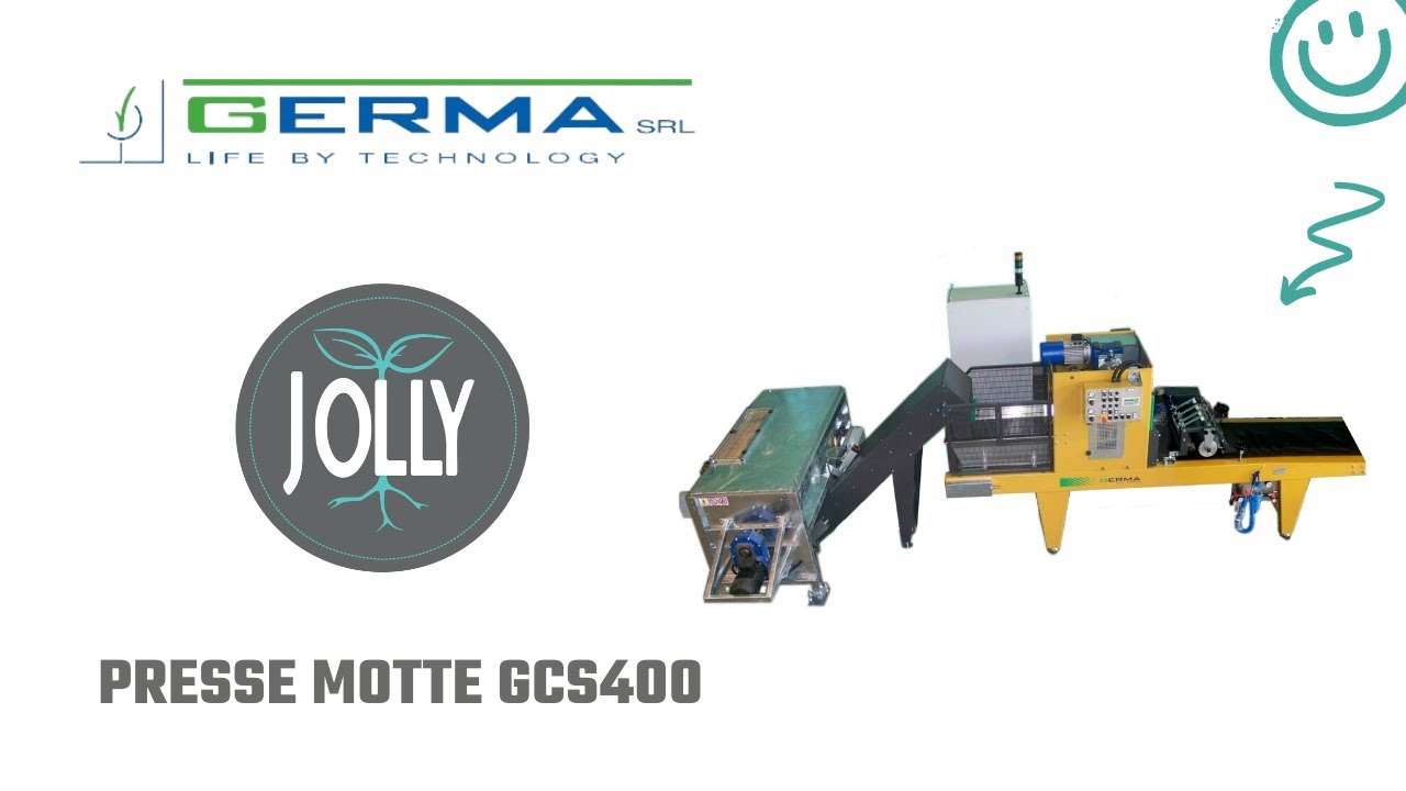Presse motte Germa GCS400 | ETS JOLLY - YouTube