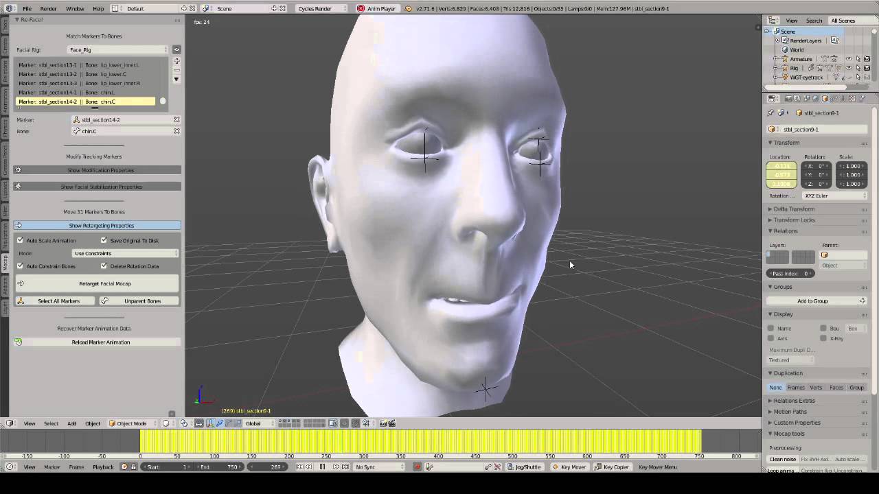 ReFace v1.1 Preview - Facial Motion Capture Stabilization in Blender ...