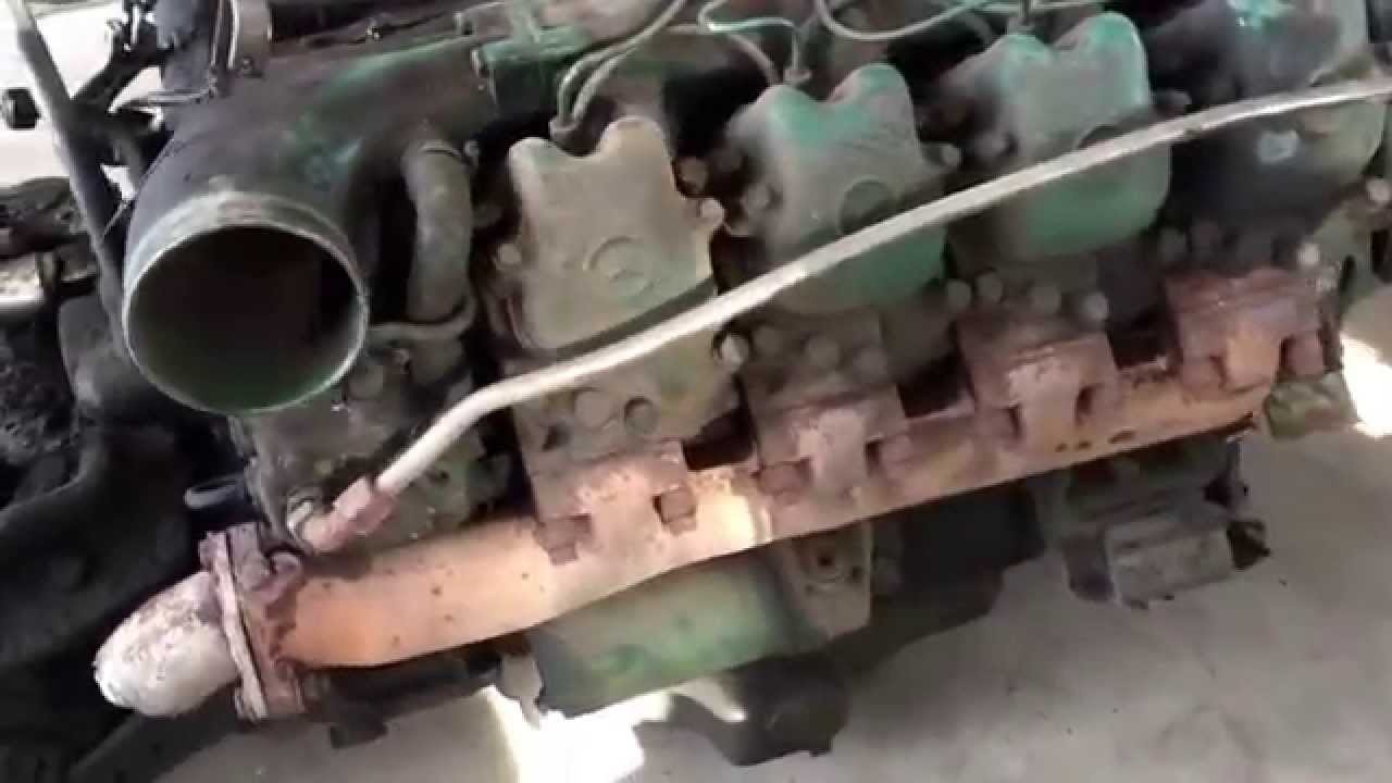 Motore Mercedes OM 422 I - YouTube