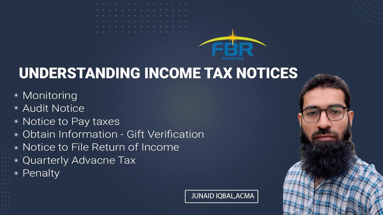Understanding of income tax notices I Types of income tax notices - YouTube