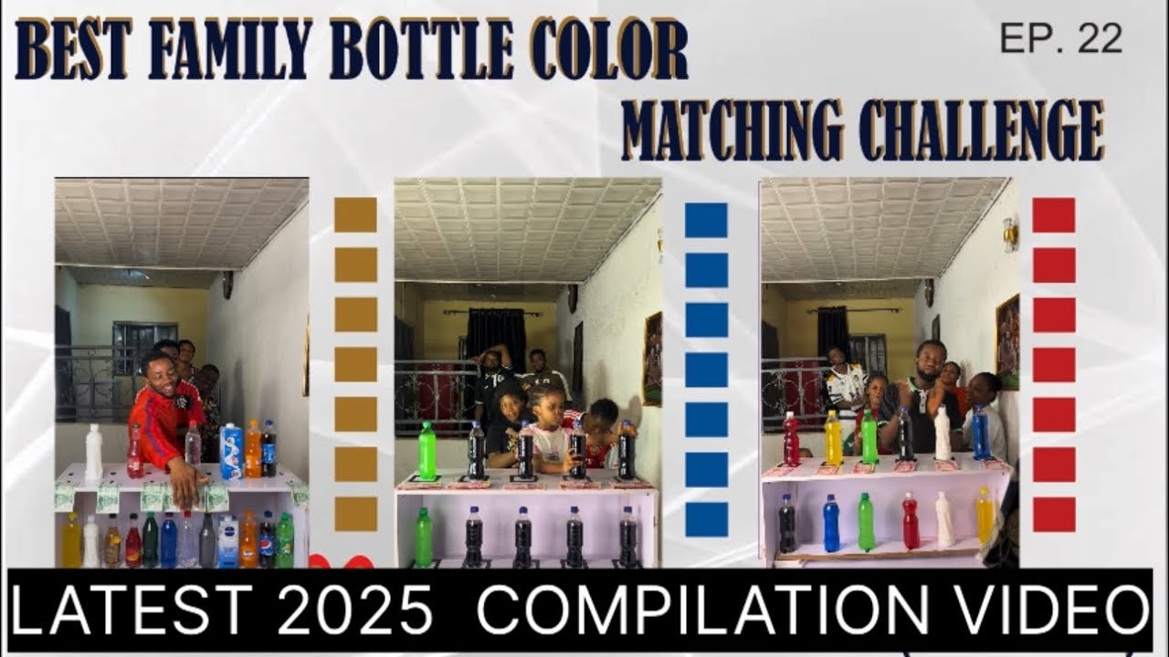 THE FUNNIEST & MOST ENTERTAINING BOTTLE COLOR MATCHING CHALLENGE ...