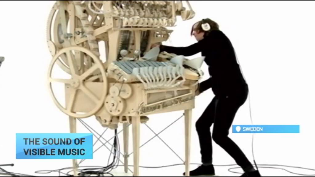 Visible Music: Swedish musician creates a new instrument - YouTube