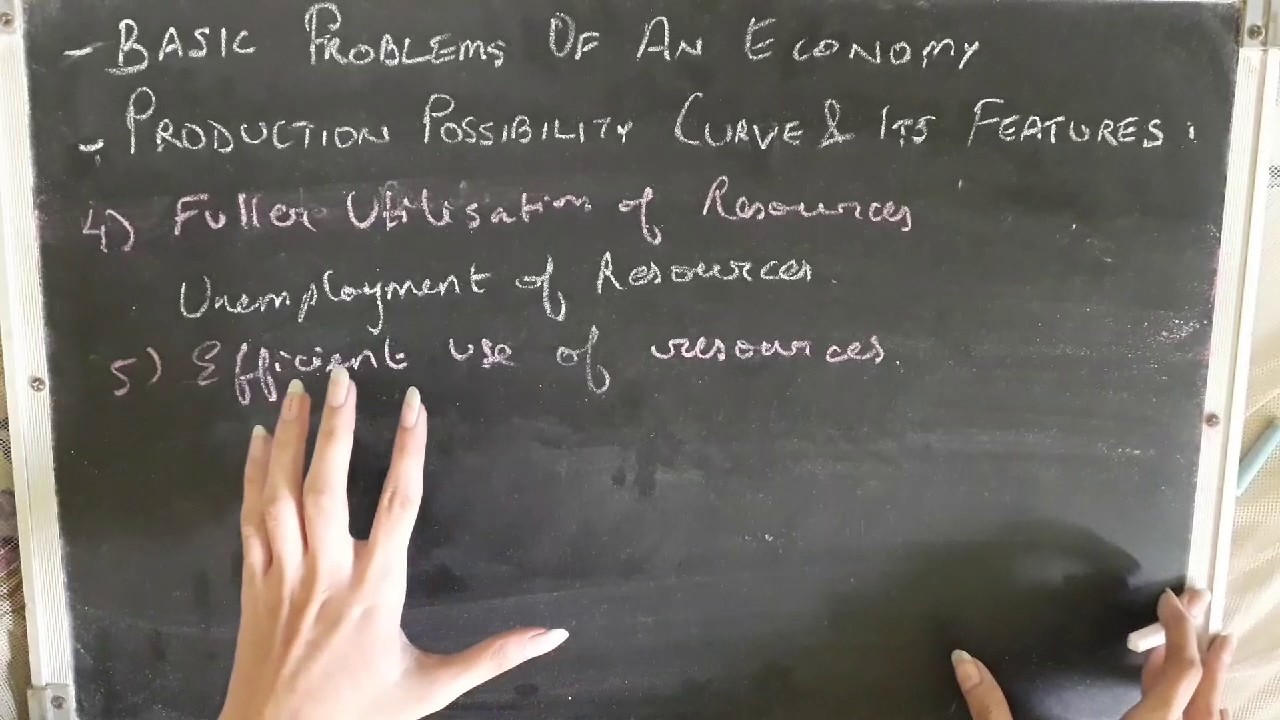 The Basic Problems of an Economy and Production Possibility Curve (PPC ...