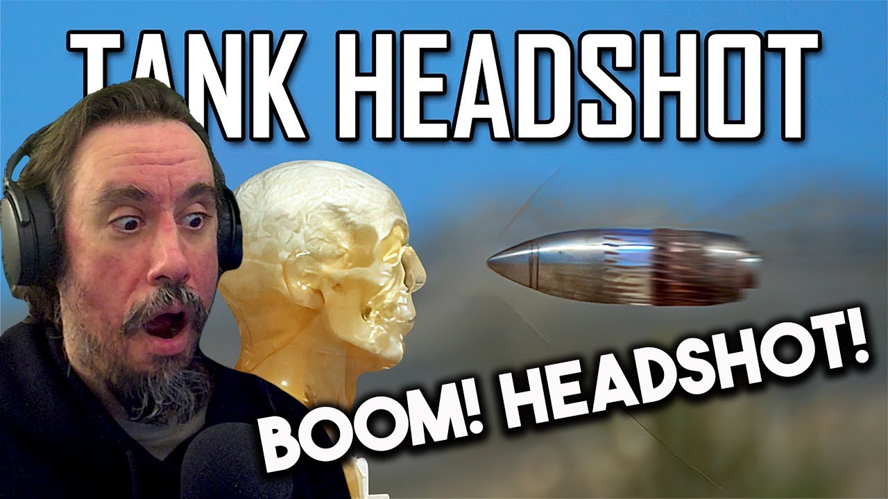 Veteran Reacts! *BOOM! HEADSHOT!* Tank vs Human! Slow Motion Headshot ...
