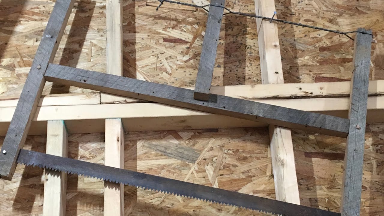 How to make a buck saw - YouTube