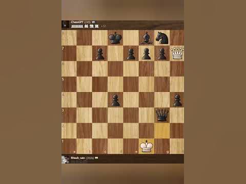 I DEFEATED chess.com bot ChessGPT with only a Queen #chess #chessgame - YouTube