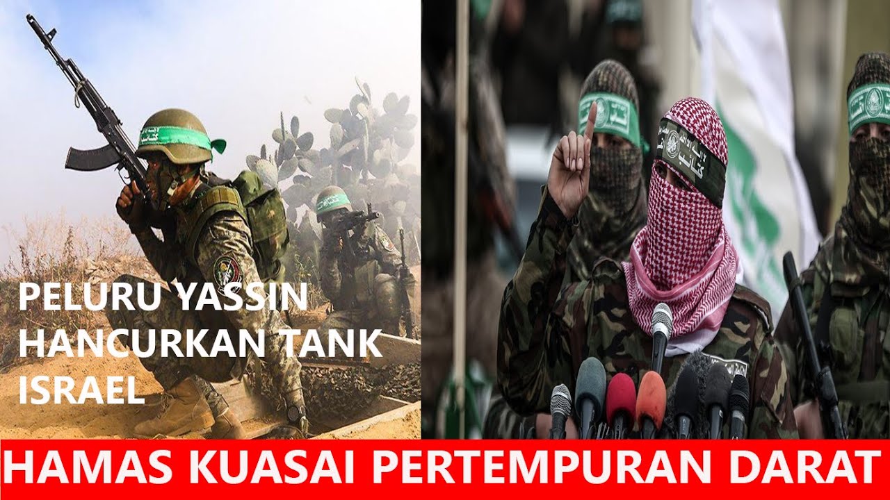 PELURU YASSIN 105 HAMAS BERHASIL HANCURKAN TANK ISRAEL??HAMAS KUASAI ...