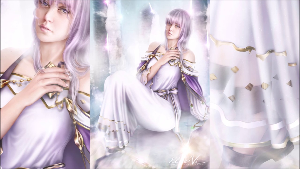 Fire Emblem Julia Fanart WIP Timelapse - YouTube