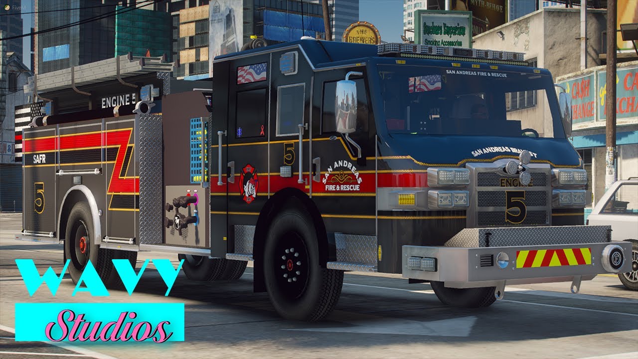 SAF | Fire Department's New Fleet | GTA V RP - YouTube