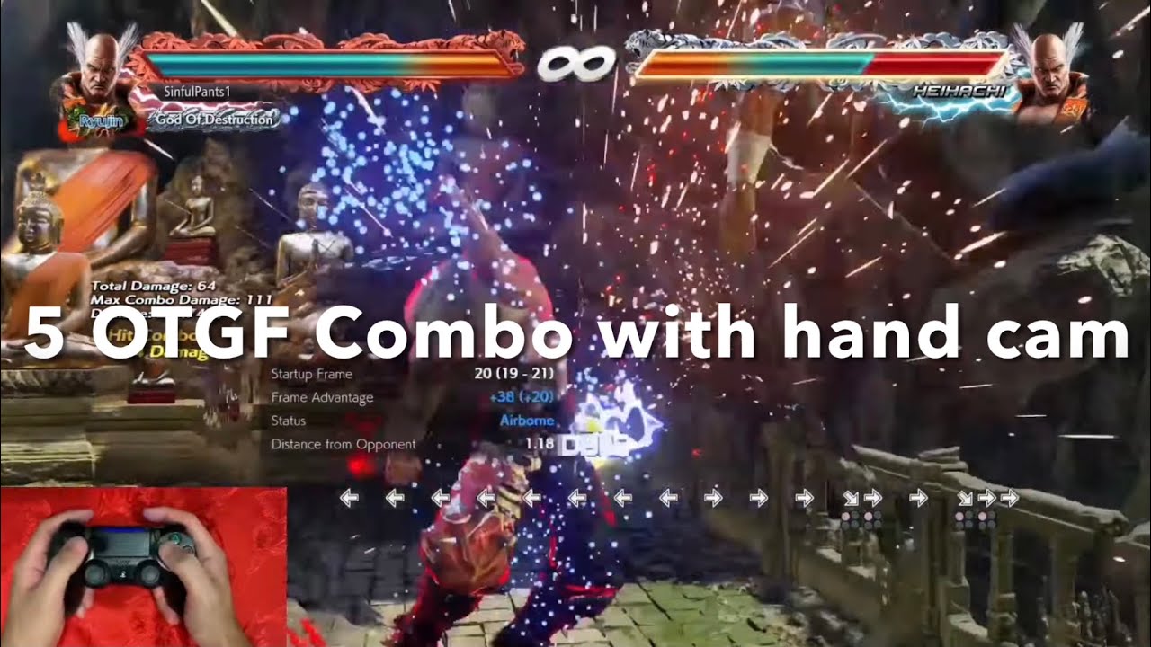 5 OTGF Combo Heihachi with hand cam - YouTube
