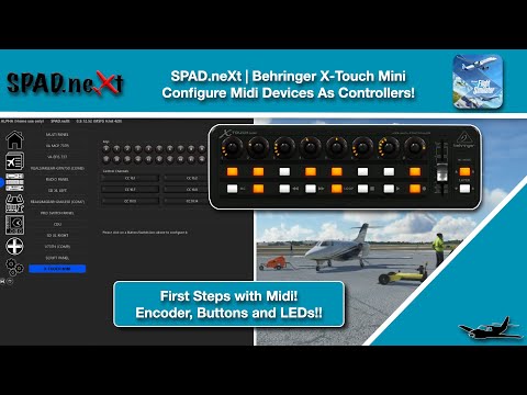 MSFS | SPAD.neXt | Midi Basics | X-Touch Device Setup - YouTube
