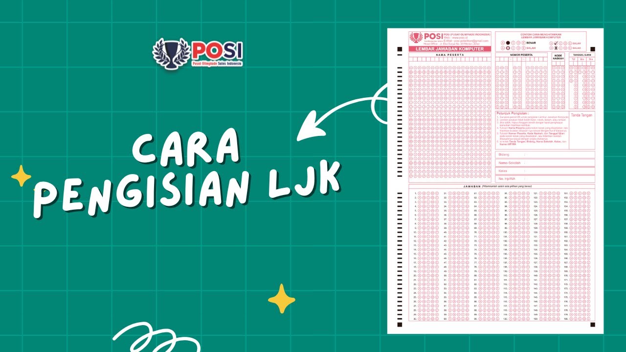 TUTORIAL PENGISIAN LJK KOMPETISI POSI - YouTube