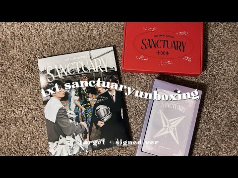 Unboxing tomorrow x together (txt) the star chapter: sanctuary (target ...