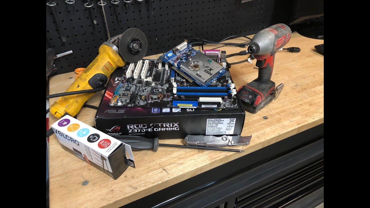 How to make a cheap PC test bench.Pt. 1 - YouTube