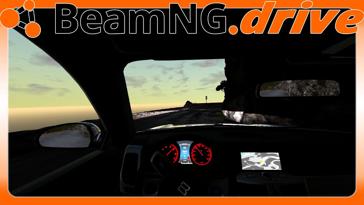 BeamNG drive around with mods I found in repository - YouTube