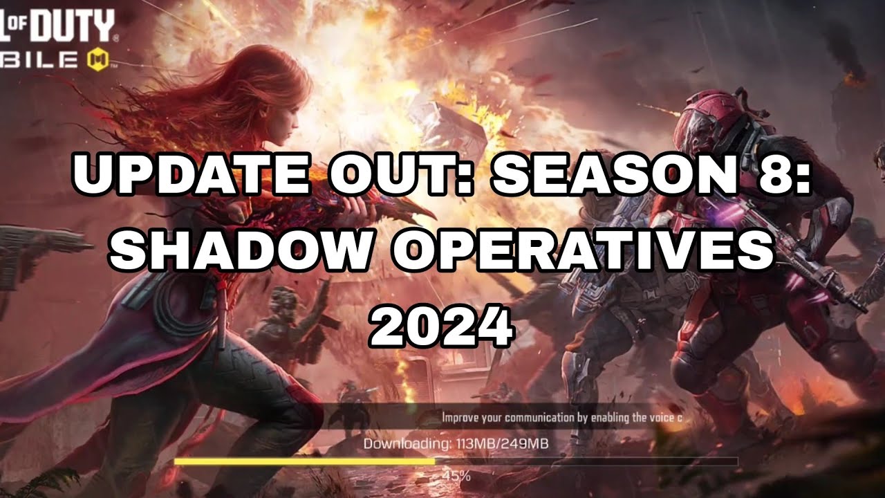 UPDATE OUT: SEASON 8: SHADOW OPERATIVES Cod Mobile 2024 - YouTube