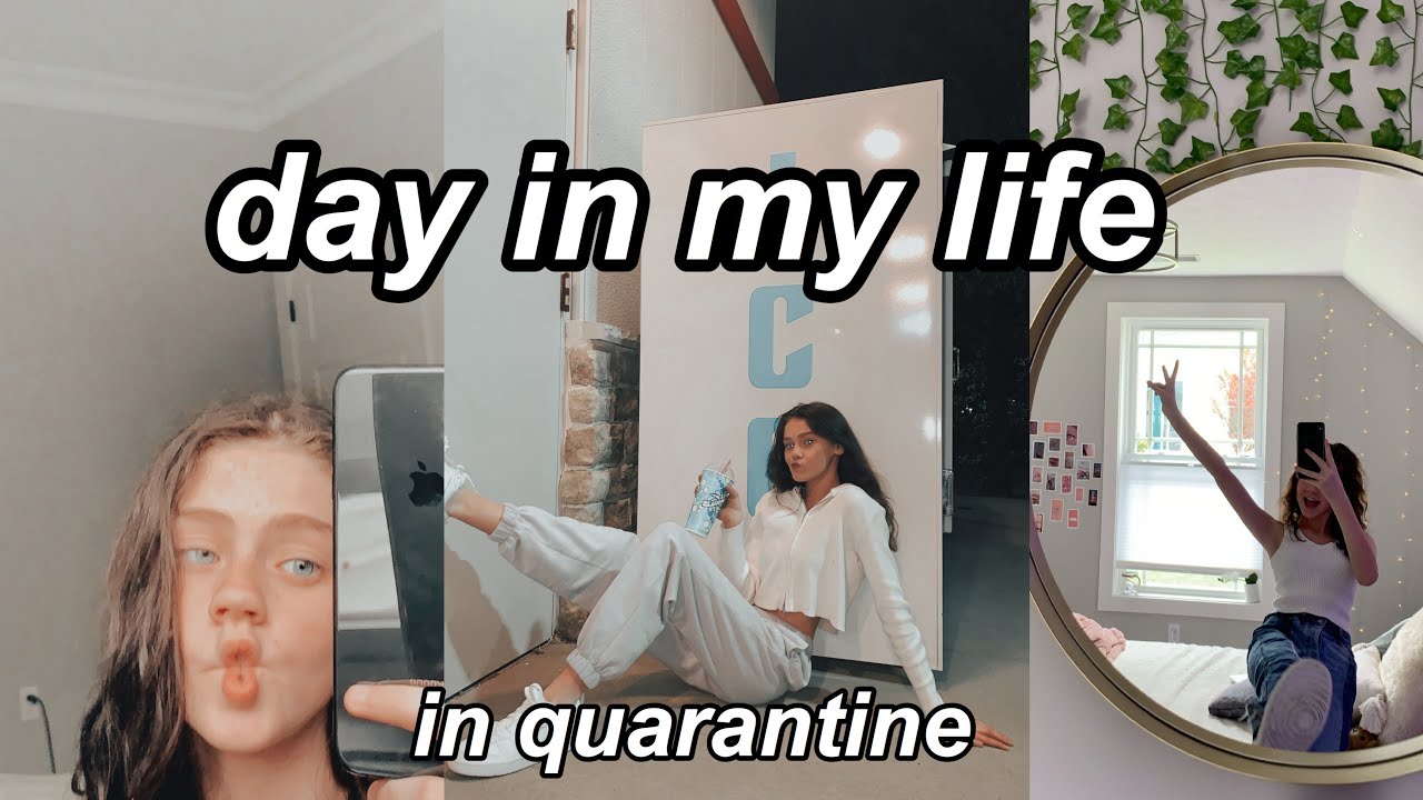 REAL quarantine day in my life | - YouTube