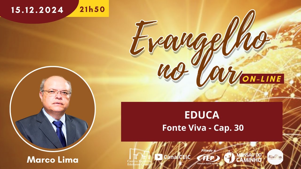 Educa - Fonte Viva - Cap. 30 - Marco Lima - ENL 15/12/2024 - YouTube