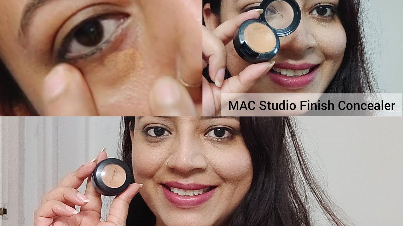 MAC Studio Finish SPF35 Concealer NW35 application #macstudio # ...